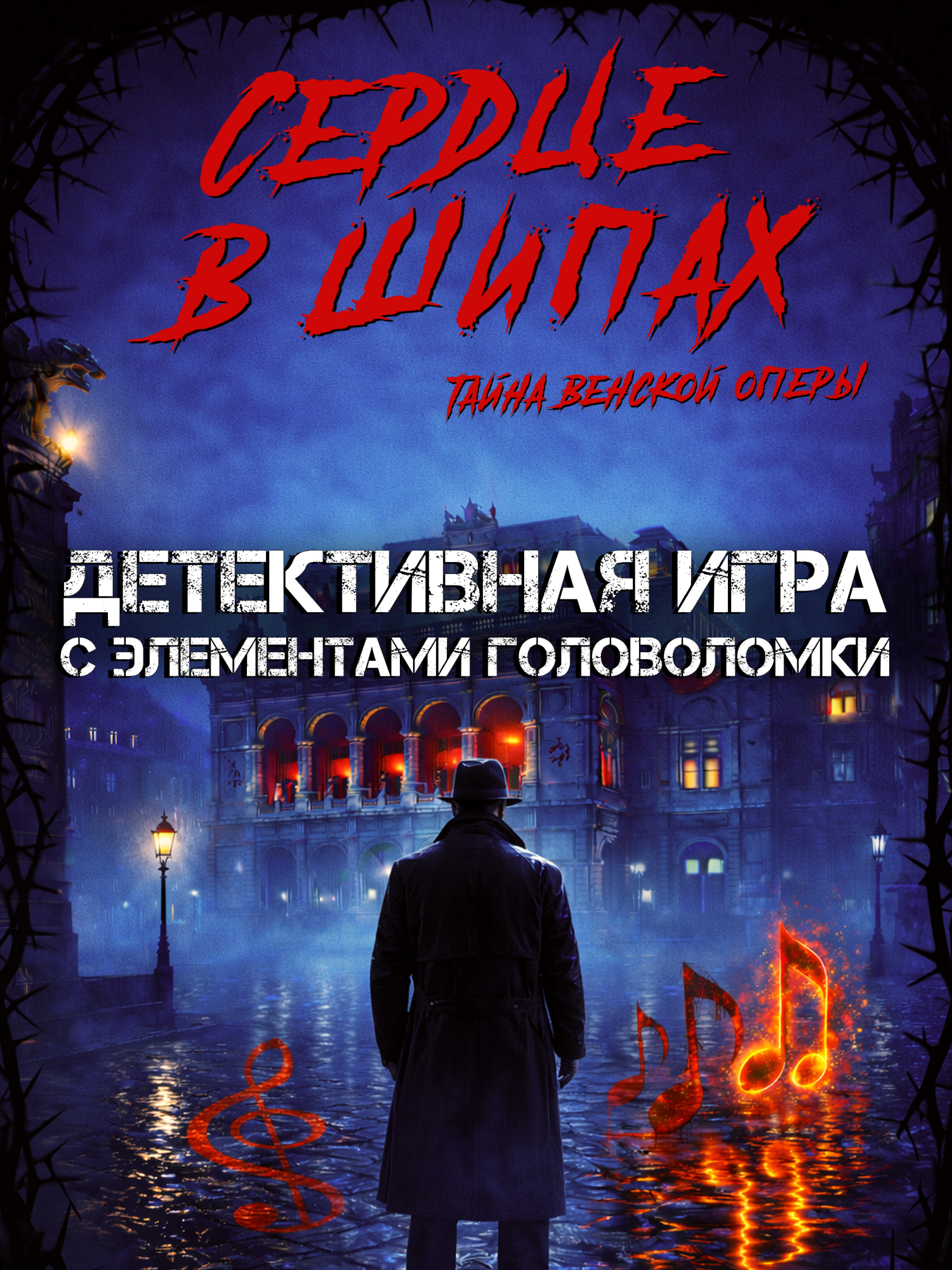 Настольная детективная игра "Сердце шипах"