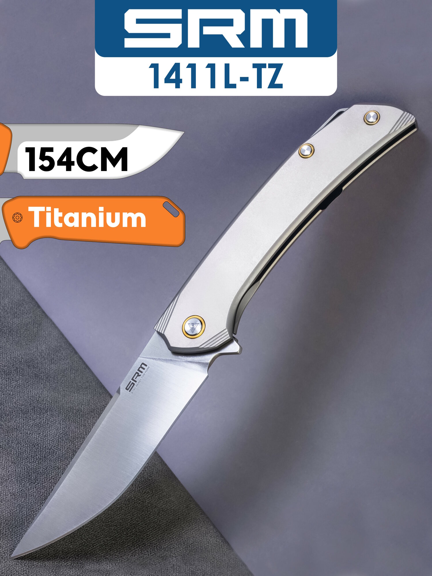Складной нож SRM Asika 1411-TZ