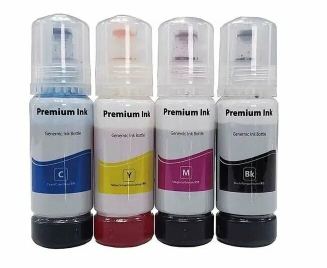 Epson Чернила, совместимый, Набор CMYK, 4 шт