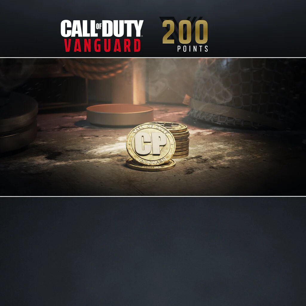 Дополнение 200 Call of Duty: Vanguard Points, цифровое издание PlayStation 4 и PlayStation 5, регион Турция / код пополнения баланса