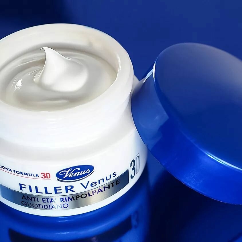 VENUS Крем-филлер для лица с 3D гиалуроновой кислотой Anti-Age Replumping, 50 мл