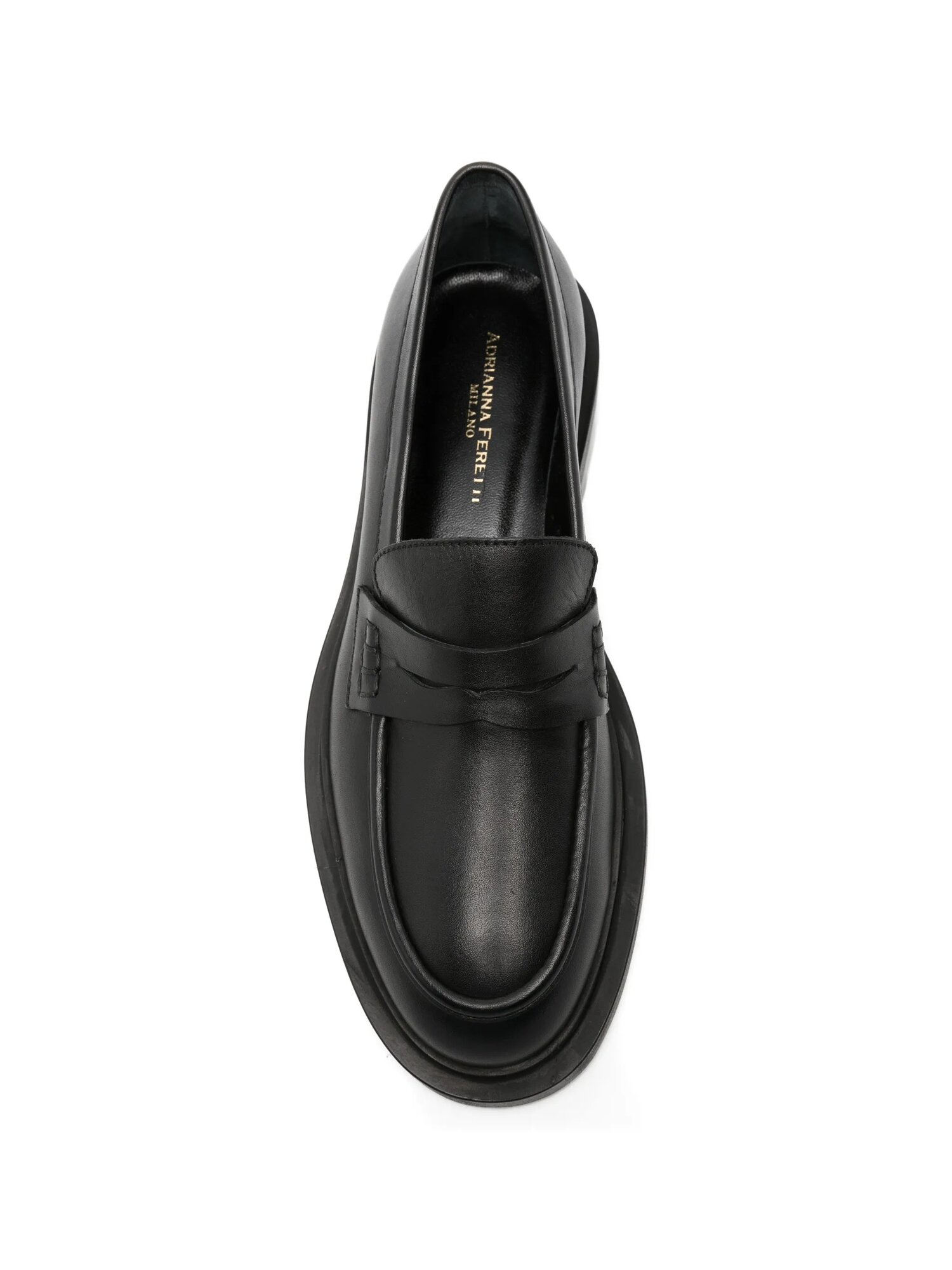 Лоферы ADRIANNA FERETTI Penny-strap loafers, размер 38, черный — фото 1