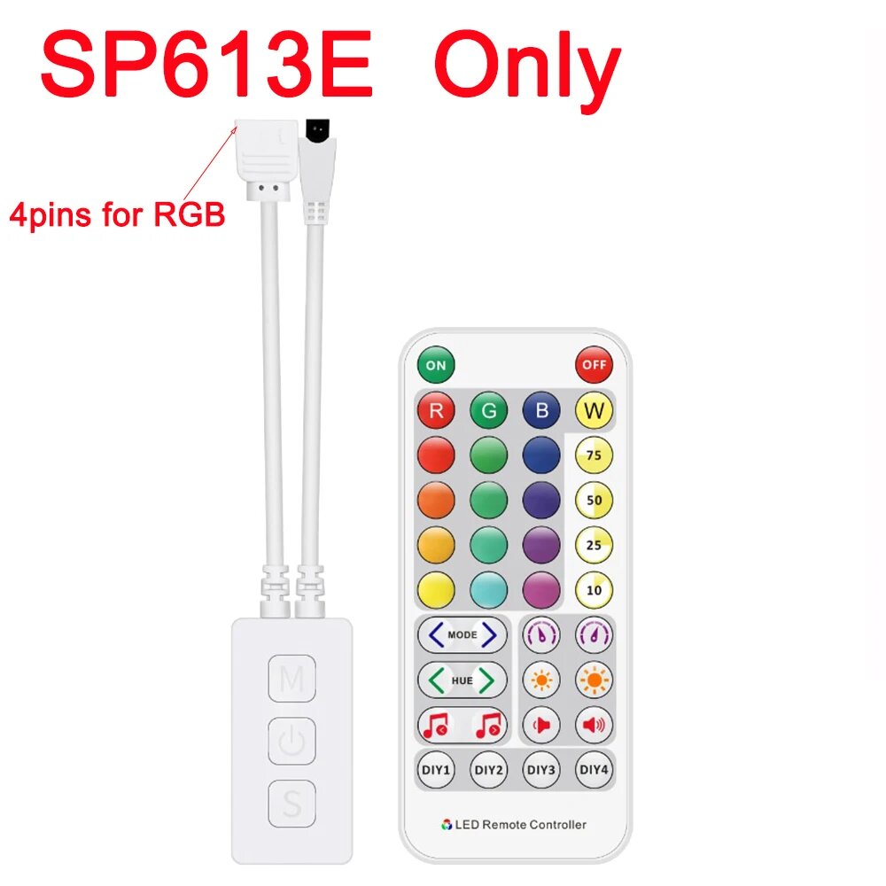 RGB контроллер Veromount SP613E для светодиодных лент, Цвет: SP613E RGB