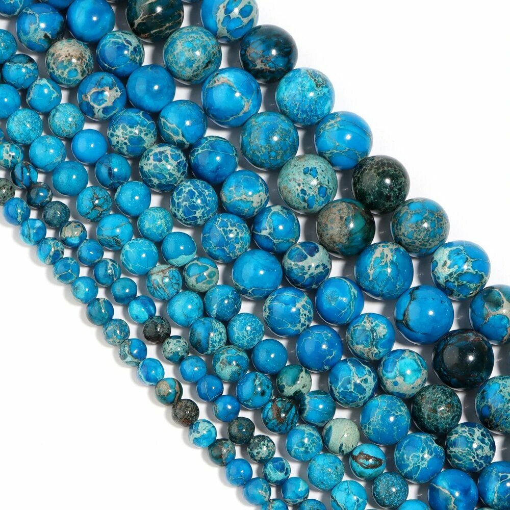 Натуральные каменные бусины тигровый глаз, аметист, агат, нефрит 4 6 8 10 12 мм для 10 мм, Blue6825