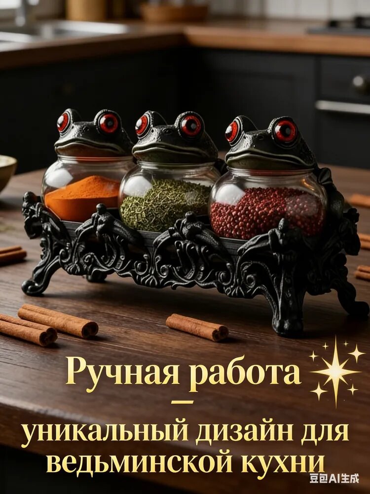 Банка для сыпучих продуктов, 200 мл, 3 шт