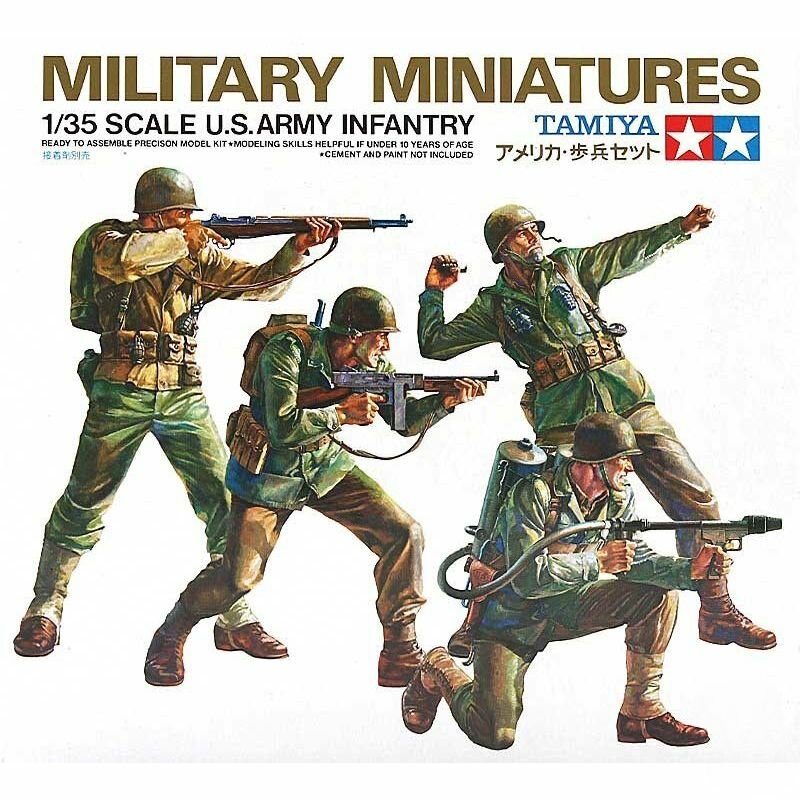 Tamiya 35013 1/35 Пехота армии США