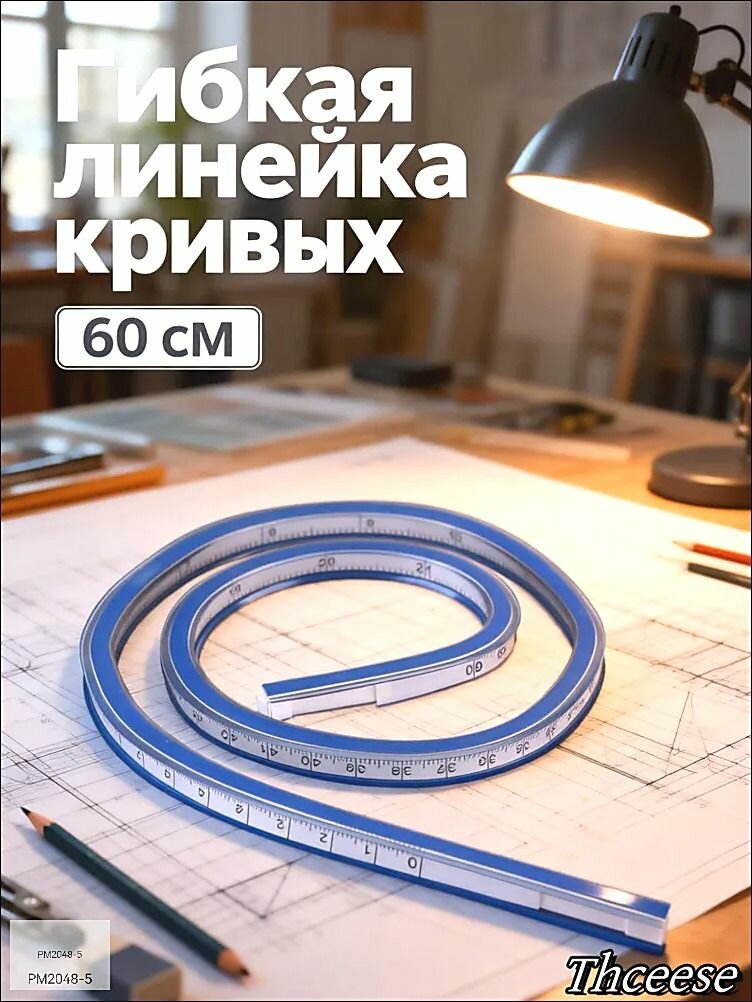 Гибкая кривая линейка см 60см 60 см