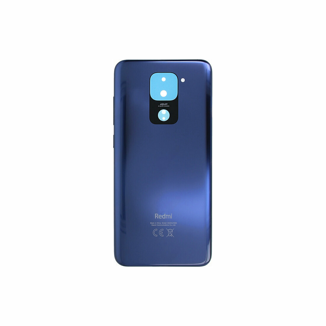 Задняя крышка для Xiaomi Redmi Note 9 синяя