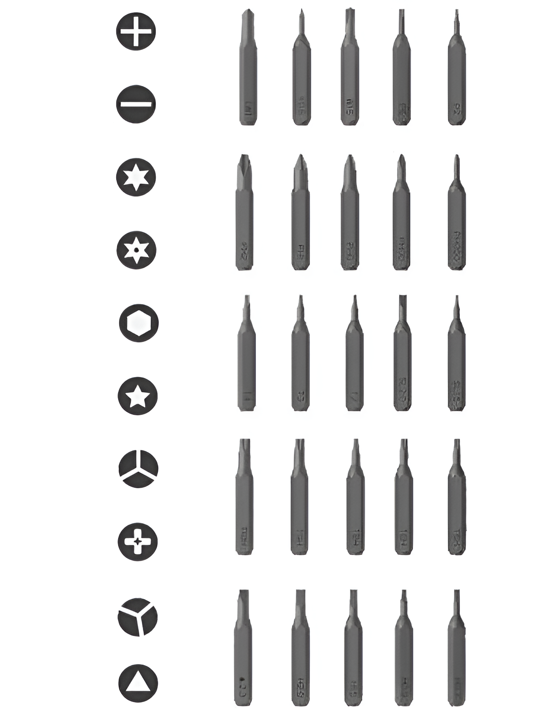 Электрическая отвертка Xiaomi Duka Atuman E1, 25 бит в комплекте, 350 мАч, подсветка