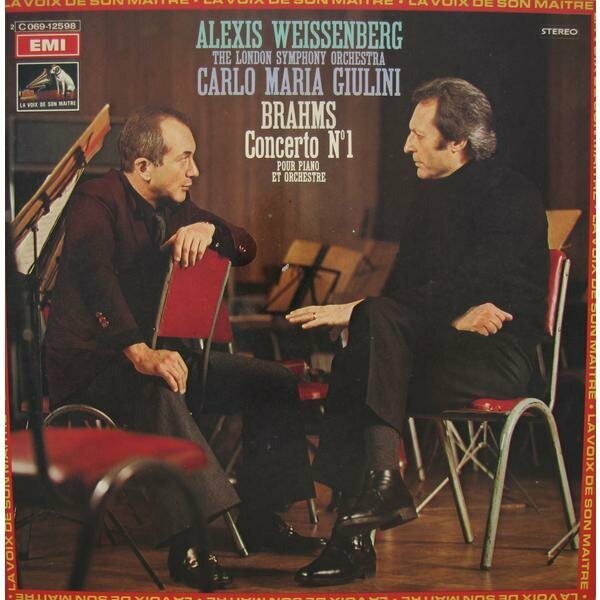 Винтажная виниловая пластинка BRAHMS - CONCERTO № 1 POUR PIANO ET ORCHESTRE (ALEXIS WEISSENBERG)