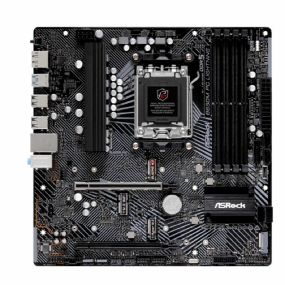 Материнская плата ASRock B650M PG Lightning micro - ATX Зависит от CPU ГБ