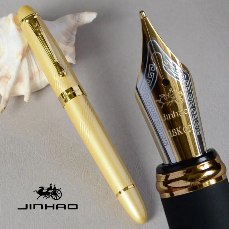 Перьевая ручка IRAURITA JINHAO X450 сине-красная as picture show