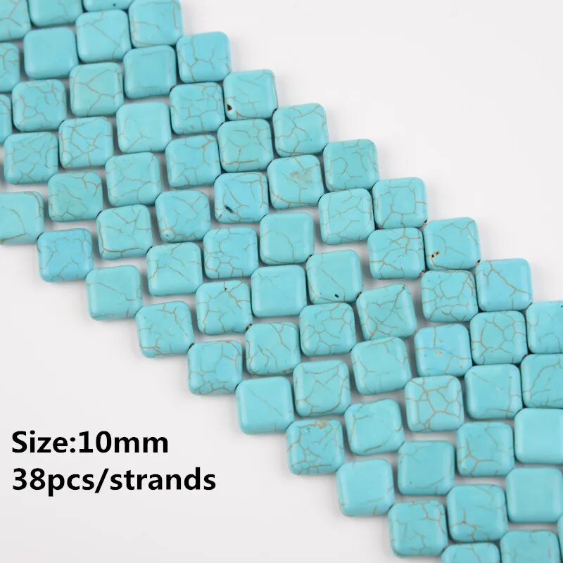 4 стиля, разные формы, на выбор, синие бирюзовые каменные натуральные бусины для нерегулярных сережек, натуральный камень, бирюза, изготовление ювелирных изделий