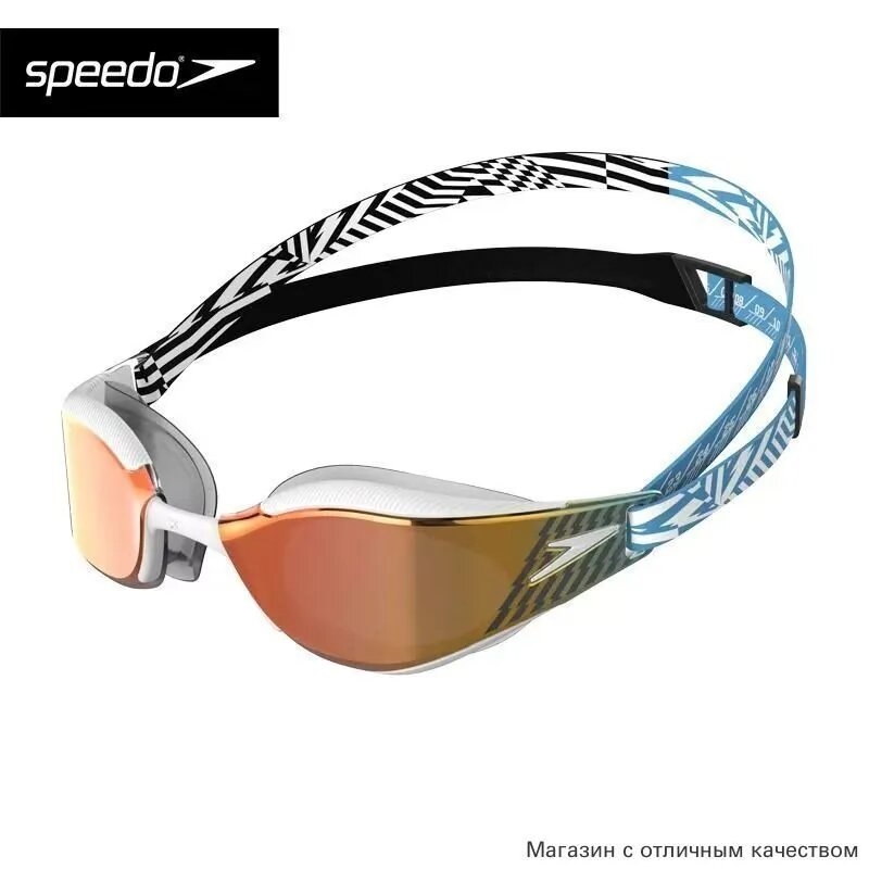 Очки для плавания Speedo Fastskin Elite Mirror Junior, для соревнований и тренировок, с антифог покрытием