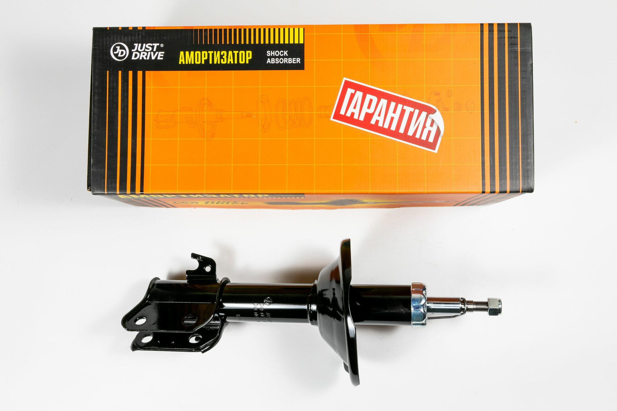 JUST DRIVE Амортизатор газомасляный передний правый для SUBARU Impreza (GG) 00- ;
