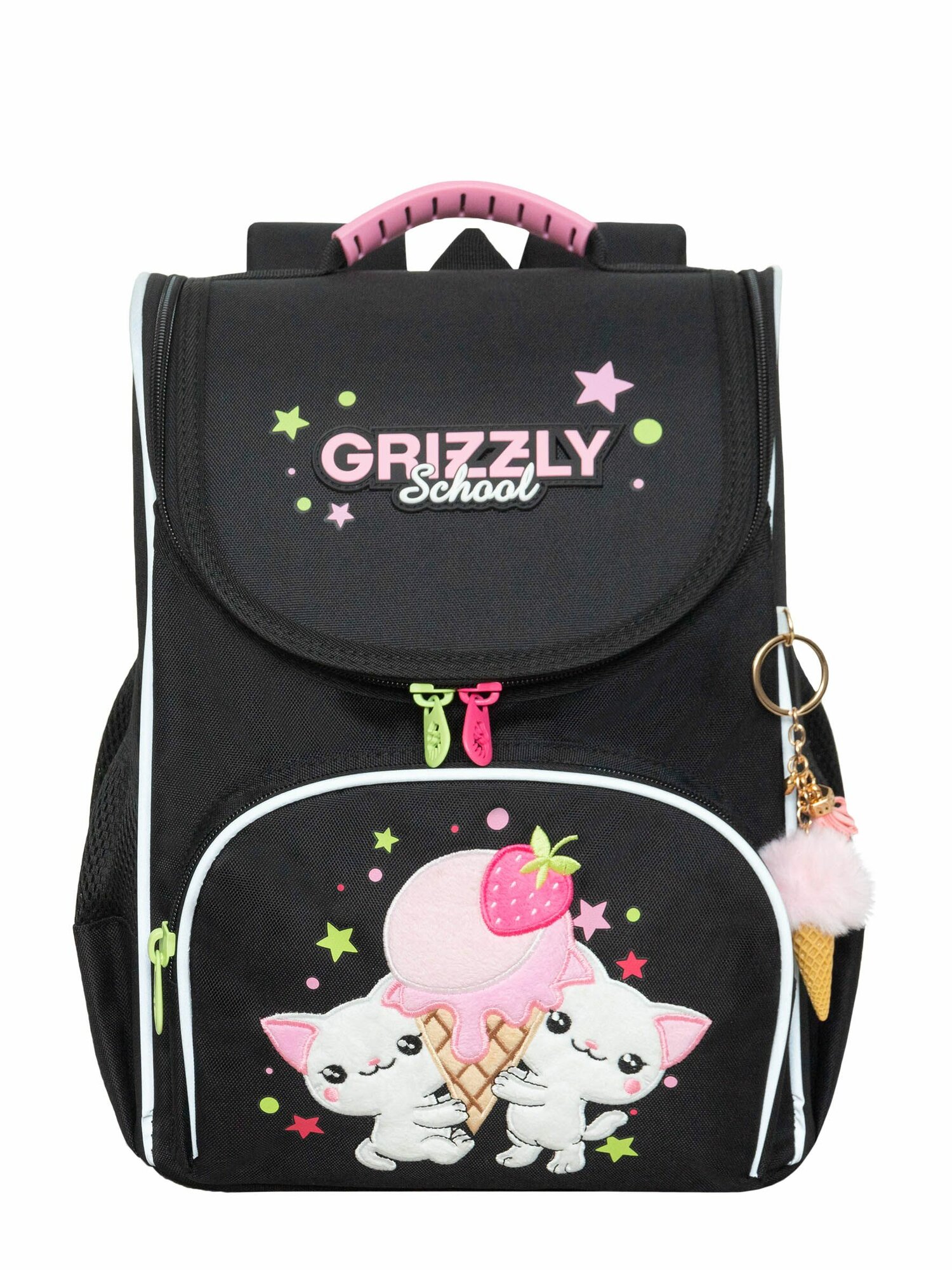 Ранец школьный суперлегкий с анатомической спинкой, на ножках, с мешком для обуви, для девочки, RAm-684-5