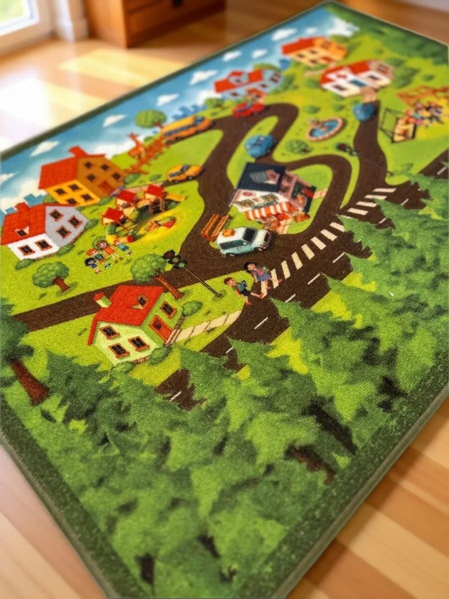 Ковер 120х170 см, За городом, на войлоке