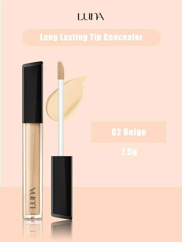 Консилер для лица LUNA Long Lasting Tip Concealer 7.5g - #02 Beige