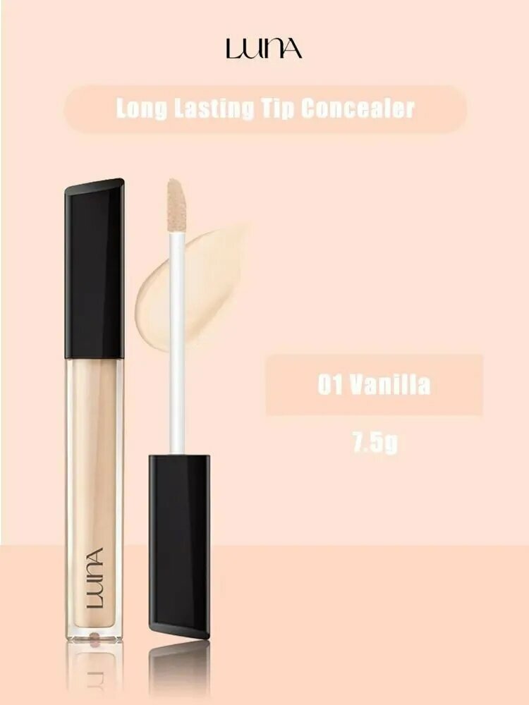 Консилер для лица LUNA Long Lasting Tip Concealer 7.5g - #01 Vanilla