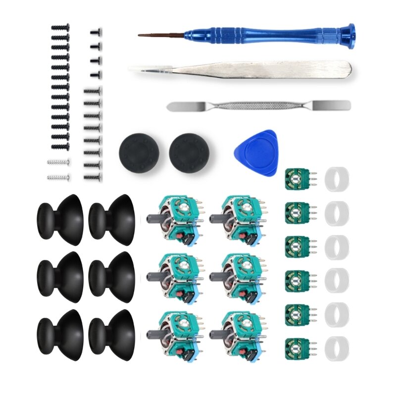 Замена аналоговых 3D-джойстиков для Контроллеров P5, Комплектация Джойстиков Ремонтной отверткой для Контроллеров P5
