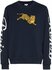 Толстовка KENZO Jumping Tiger, размер 54, , Синий принт