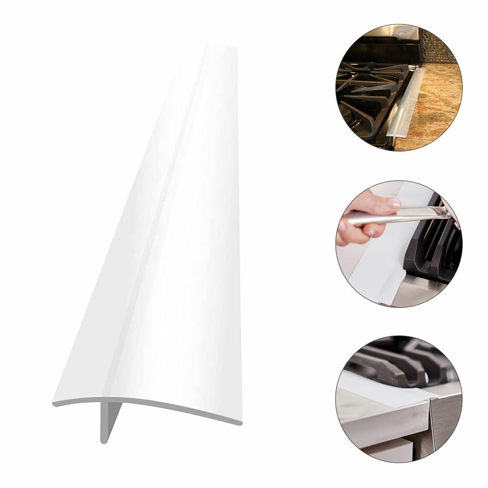 1 Штука Силиконовый Уплотнитель, Для Плиты, Защита От Разливов