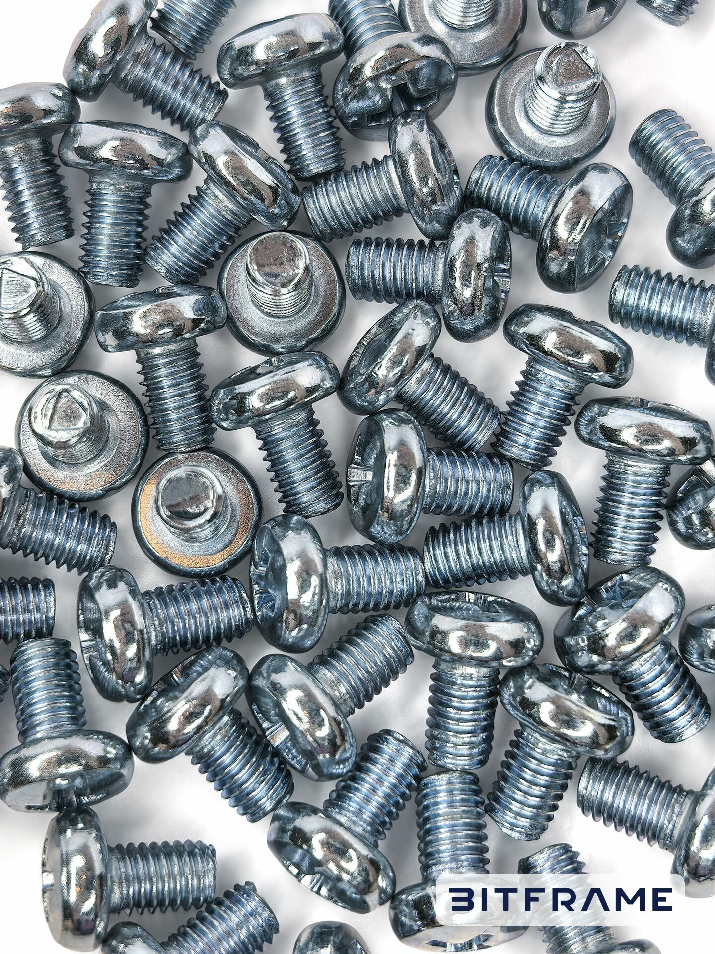 500 шт. Винт DIN7985 M5x8, нержавеющая сталь, с полукруглой головкой, серебристый