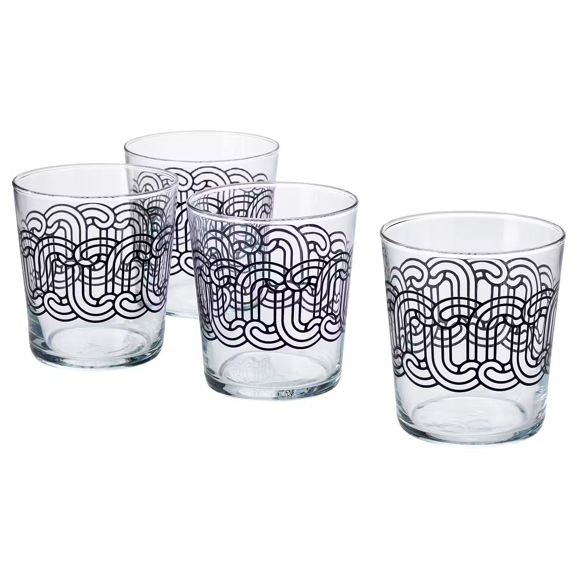 Стаканы SOTRON IKEA, набор 4 шт, стекло, картонная оригинальная упаковка