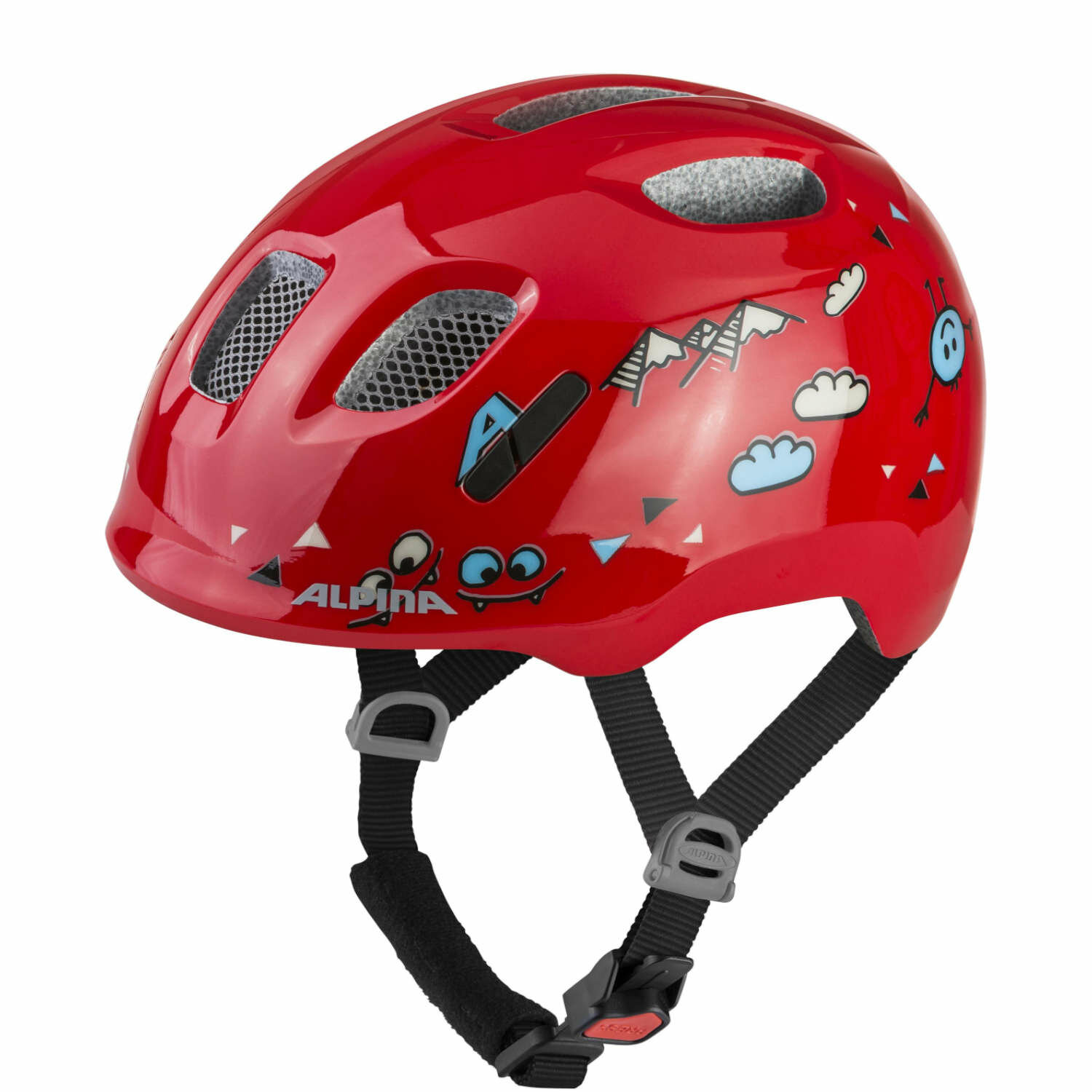 Велошлем ALPINA Ximo 2 Red Smile Gloss (см:49-54)