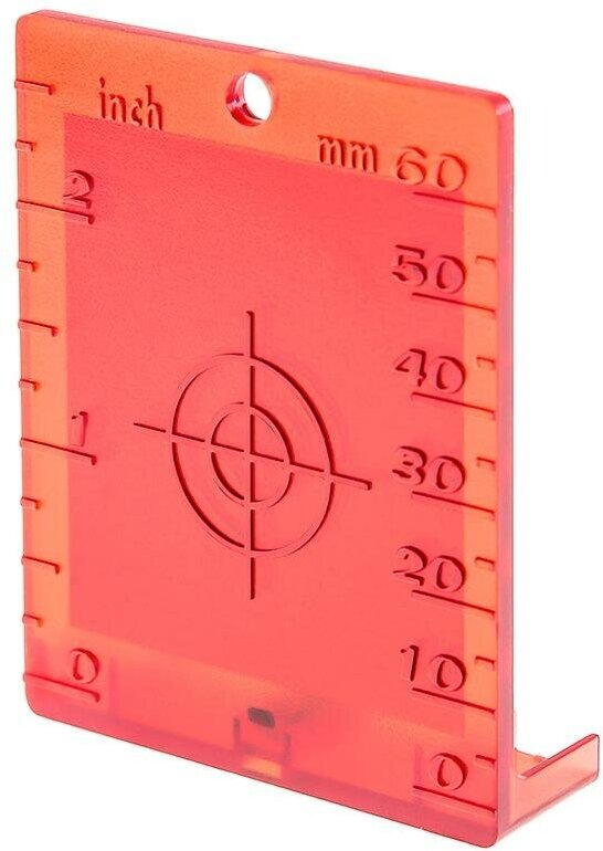 Мишень iRON IRON MAL, для лазерных дальномеров и нивелиров, магнитное крепление, красная