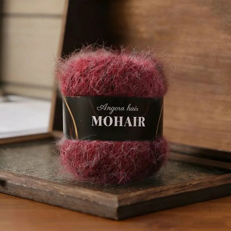 Пряжа из альпаки и мохера, для свитера ручной работы,1 шт,25 г