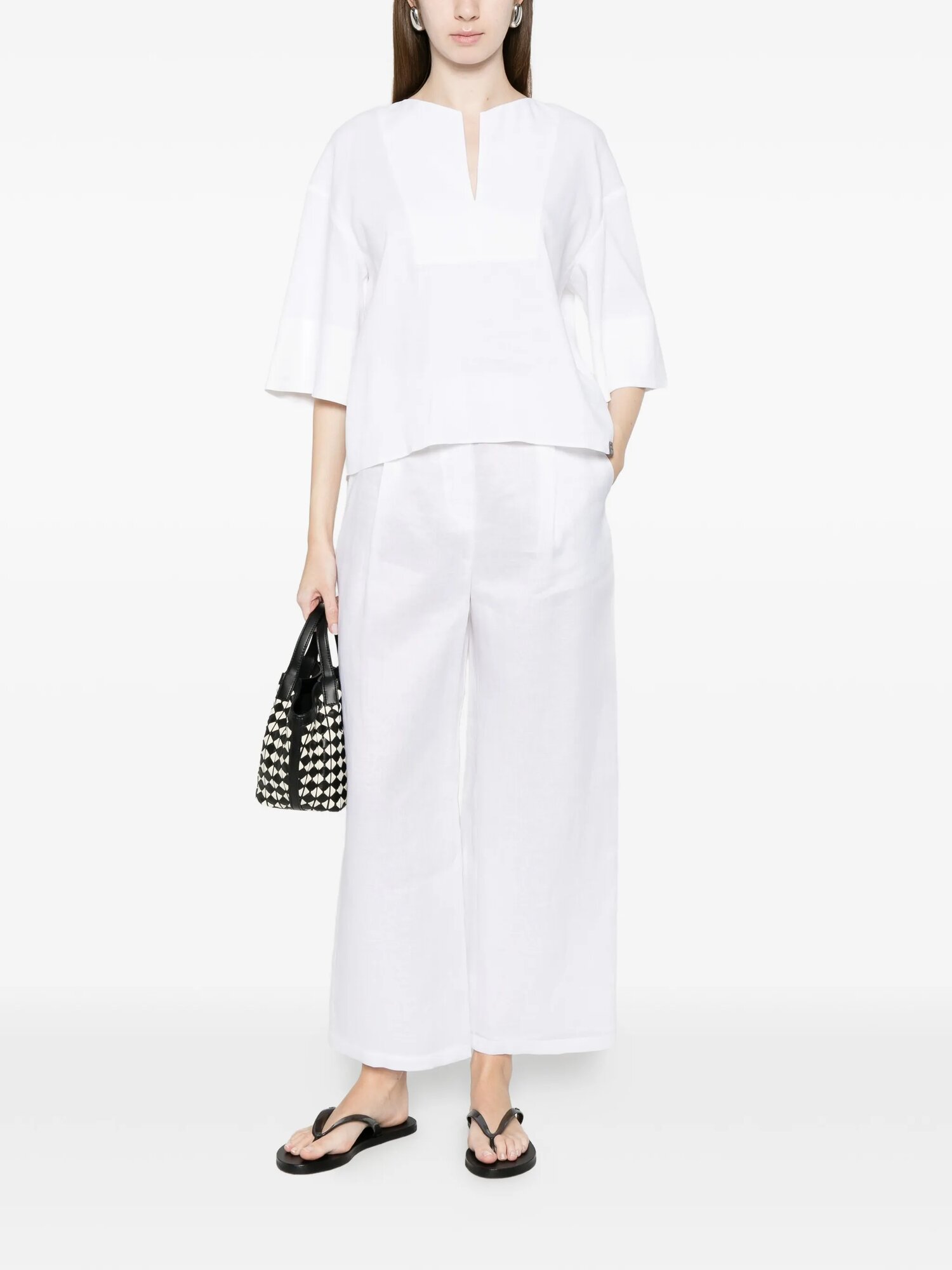 Блуза Max Mara Sospiro, размер 44, white — фото 1