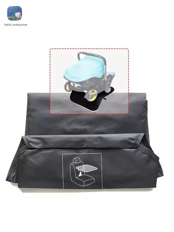 Защита Сиденья автомобиля под Автокресла 4в1 черного цвета