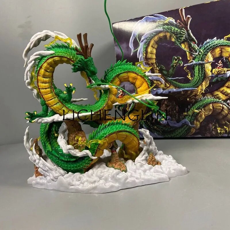 Фигурка Жемчуг дракона Шенрон и Гоку / Dragon Ball SHenron & Goku (25см)
