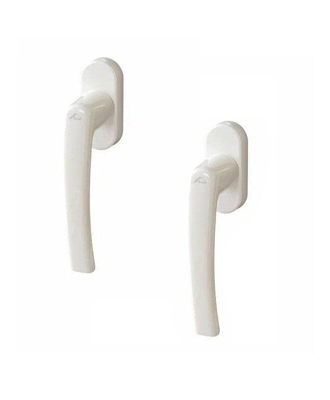 Ручка оконная Roto line с логотипом 2 шт, белая