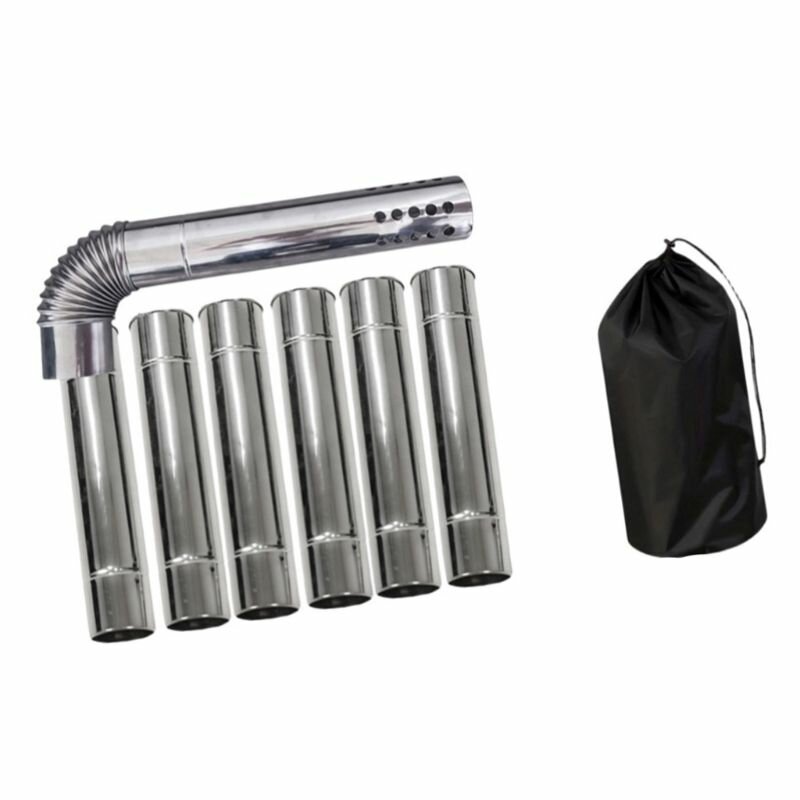 Дымовая труба дровяной печи усиленный дымоход-комплект 3