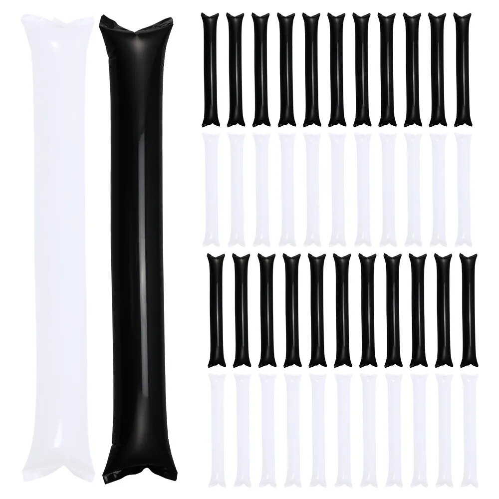 Надувные палки-шумелки из пэ для болельщиков, 48 шт, для спортивных и танцевальных событий