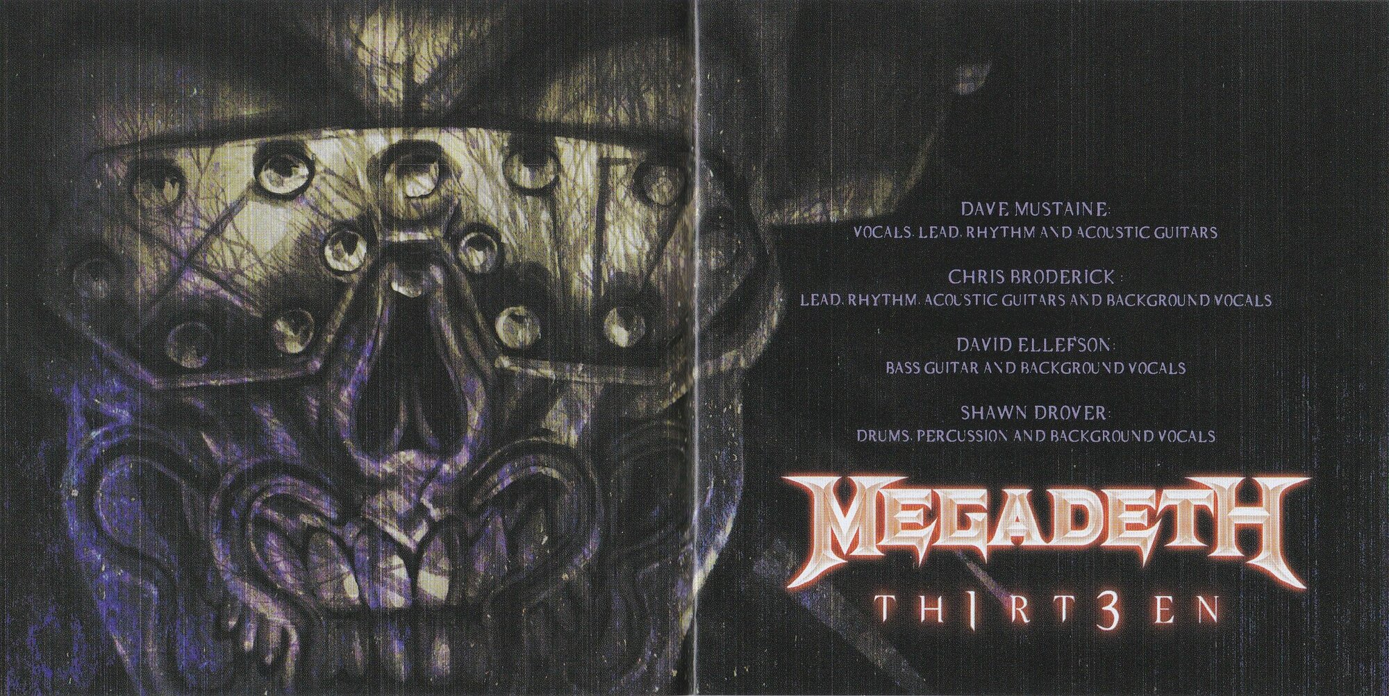 Megadeth - Th1rt3en, 2011, 16-page, CD-Аудио — фото 1