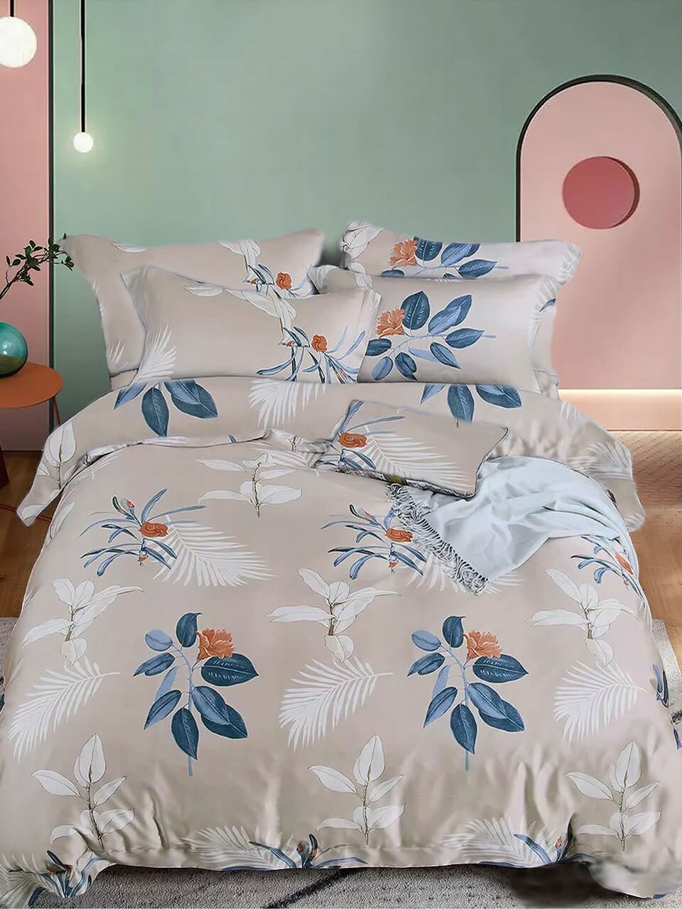 Пододеяльник тенсель 220х240 - "ЭкоФлора"