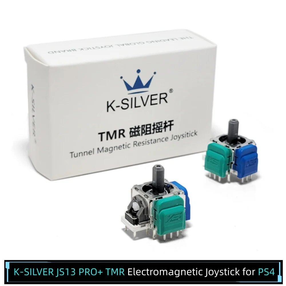 K-SILVER JS13 PRO+ Электромагнитный джойстик для PS5, PS4, XBOX 10pcs, TMR For PS4
