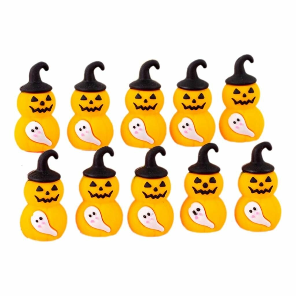 Силиконовые наконечники для карандашей на Рождество, - Призрак Желтой Тыквы