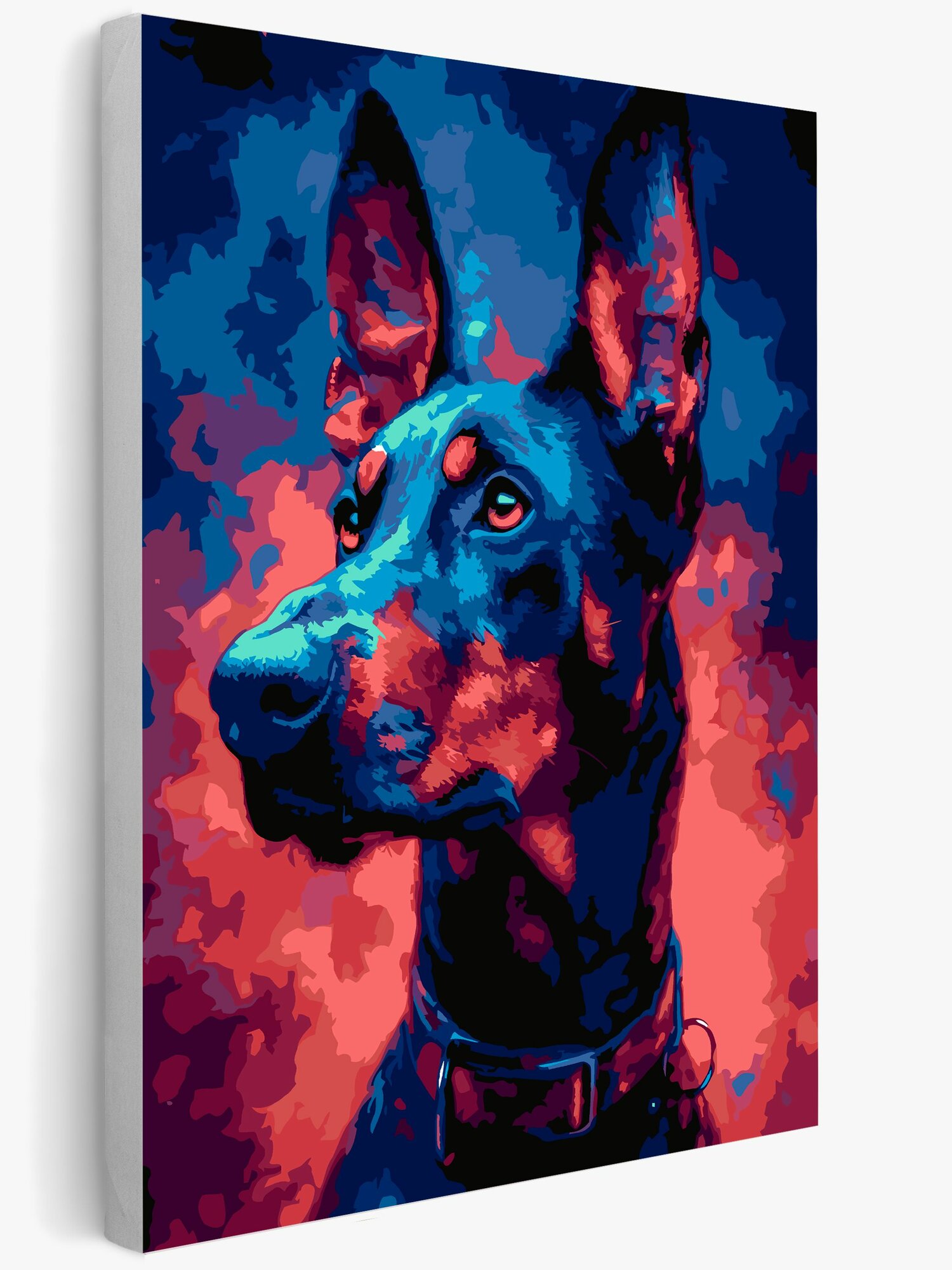 Картина по номерам доберман