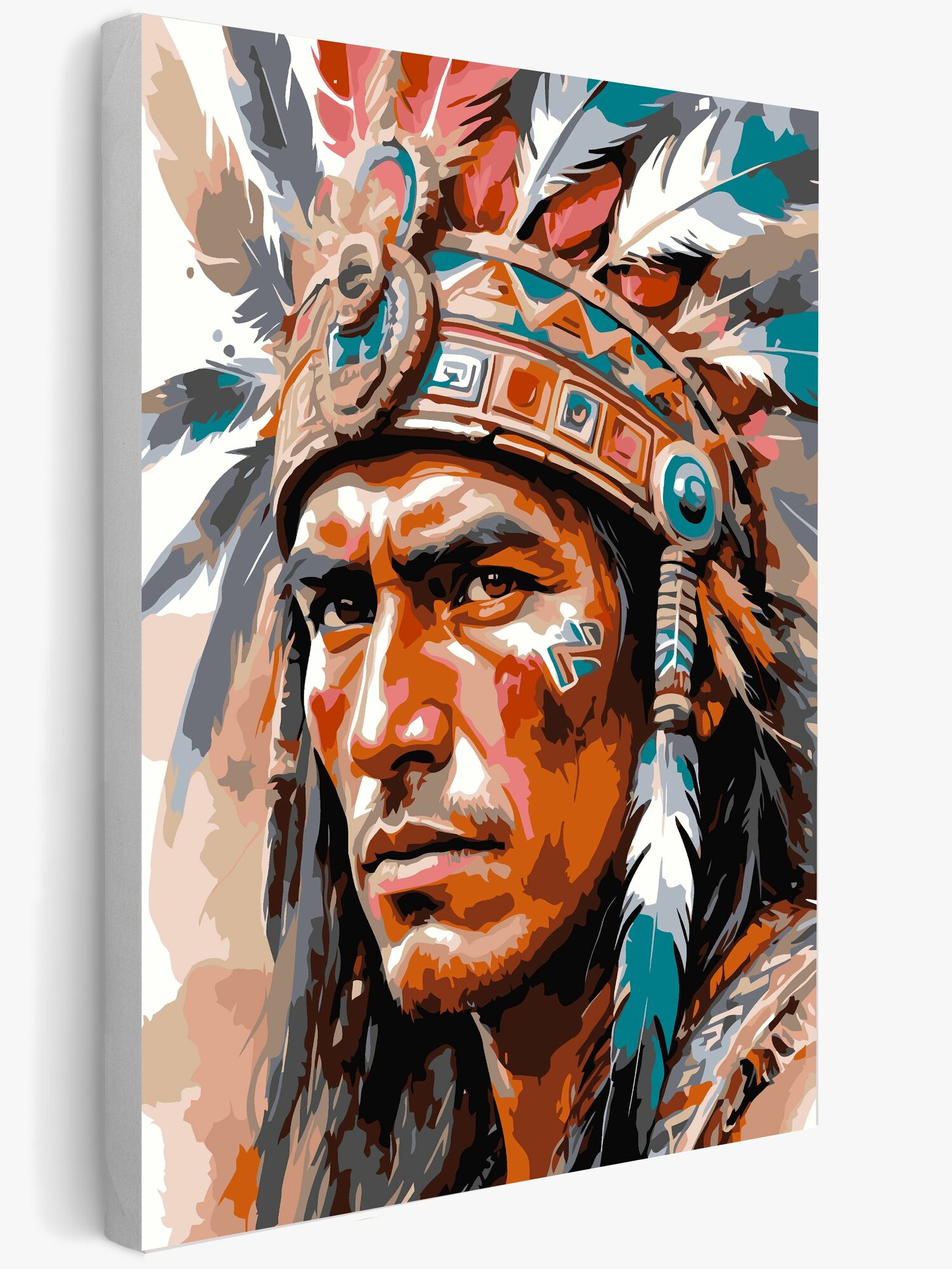 Картина по номерам индейцы