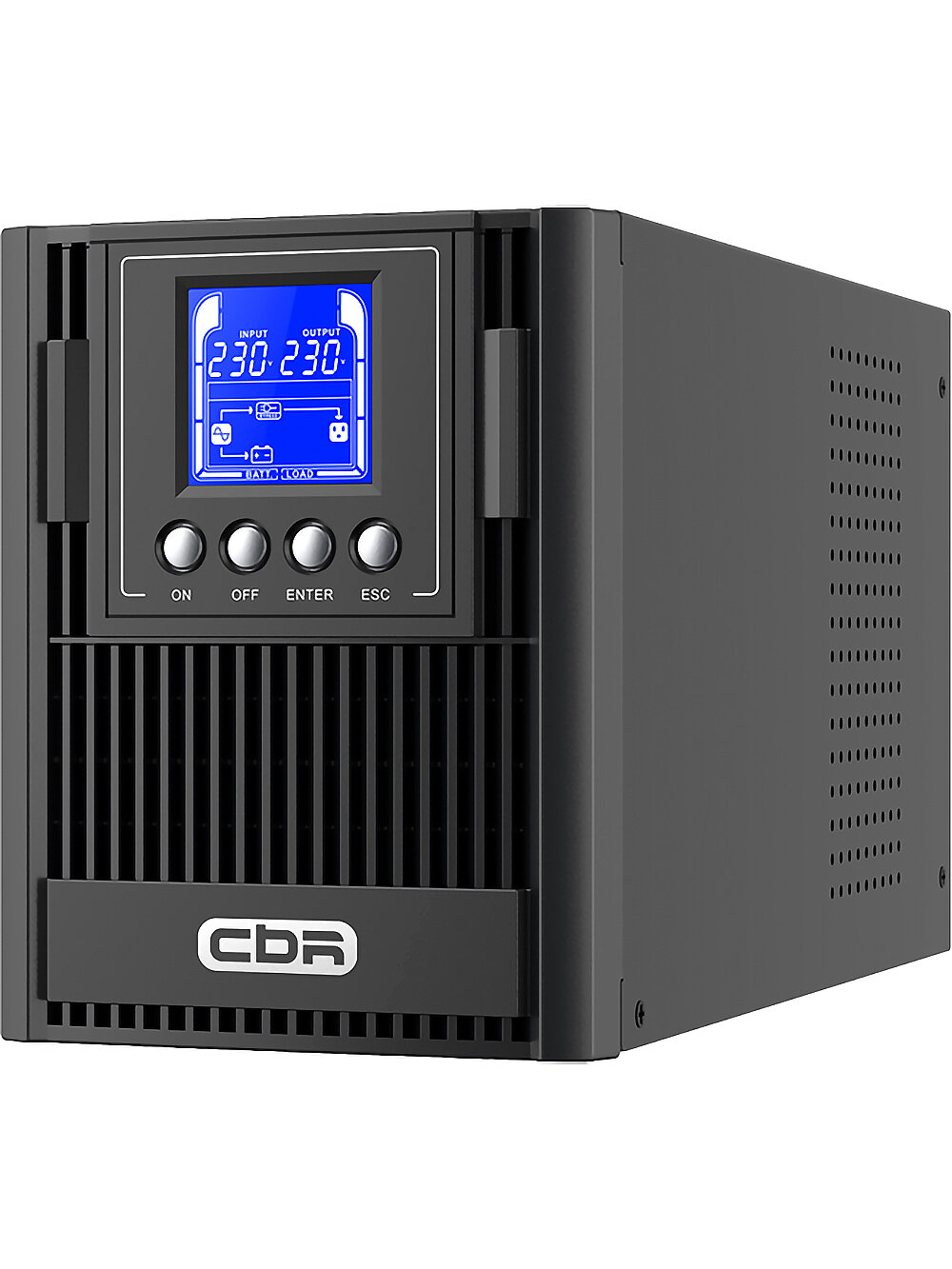 Источник бесперебойного питания CBR ESN-1KT-3F-LCHERSC 220В 50/60Гц 1000Вт