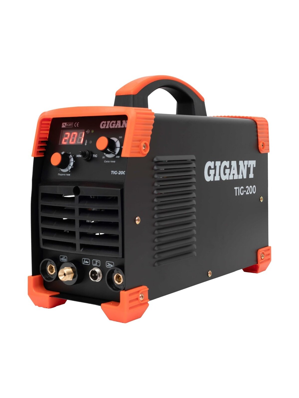 Сварочный инвертор (200 А; поджиг HF; ПВ 60%) Gigant TIG-200