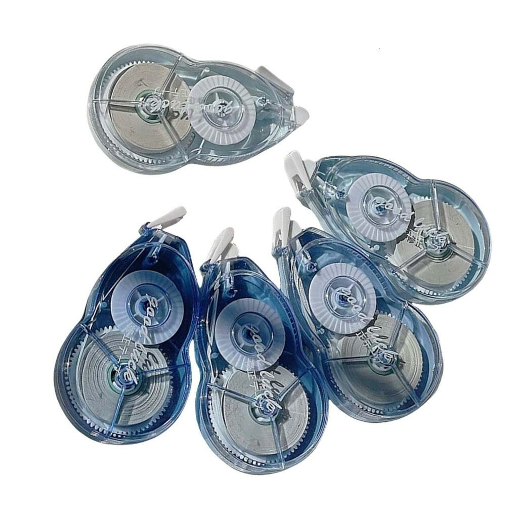 Белый корректор-роллер, 5 шт, Градиентный синий 5