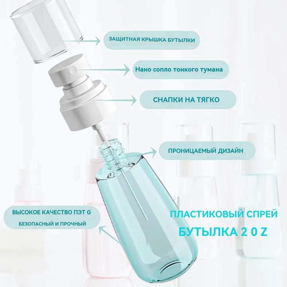 Бутылка 100 мл синий — фото 1