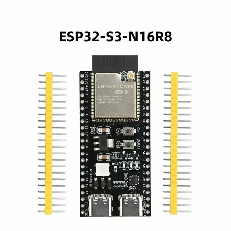 ESP32 ESP32-S3 Wi-Fi+Bluetooth IoT Плата для разработки Dual Type-C Основная плата ESP32-S3-N16R8