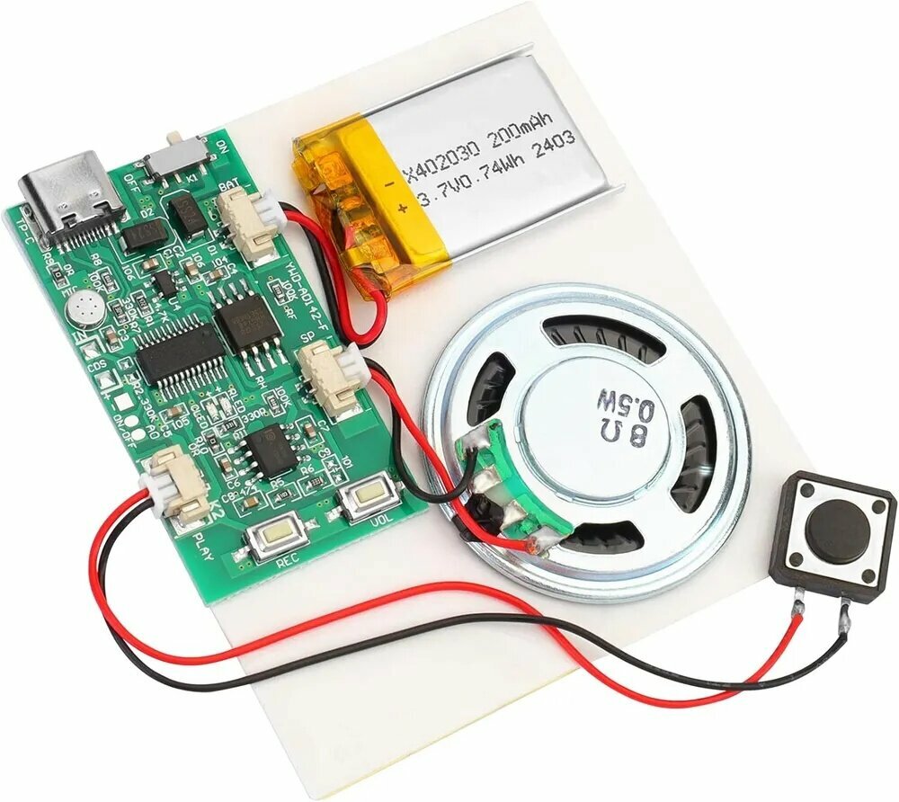 Программируемый Модуль Записи звука - DIY Music Voice Recording Module