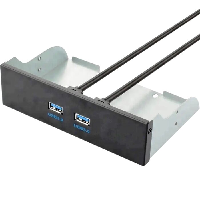 Планка 5.25 USB-AA 2 порта Orient C190 вывод USB3.0 материнская плата на фронт корпуса ПК